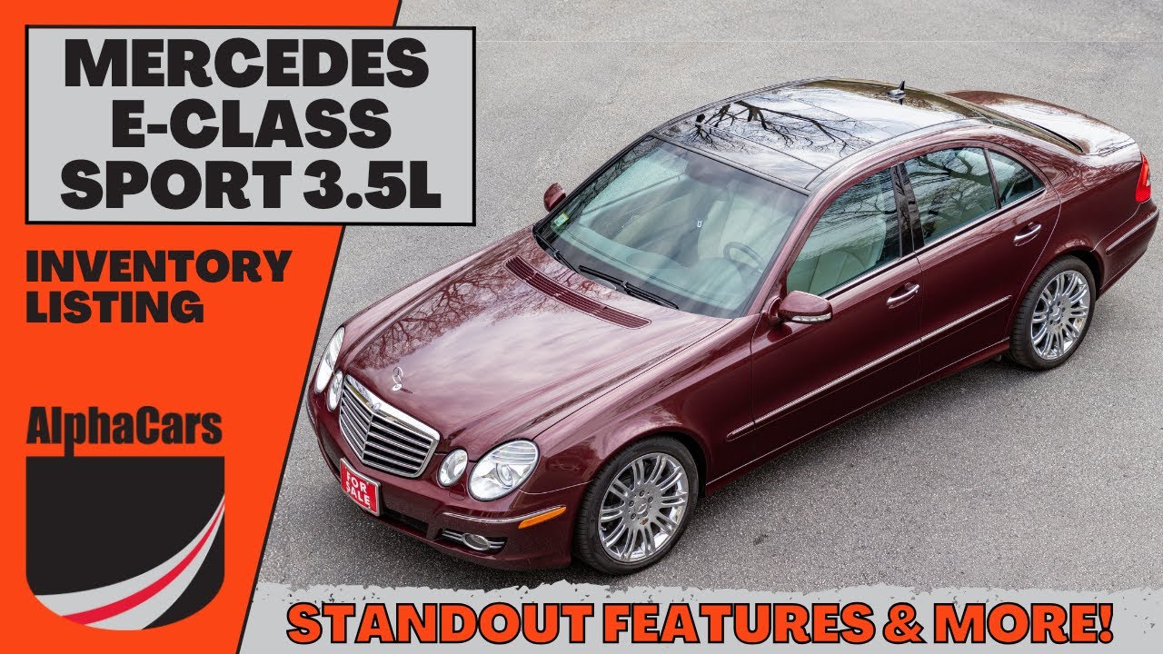 Timeless Style: Barolo Red Mercedes E350 Sport (W211) Showcase - YouTube