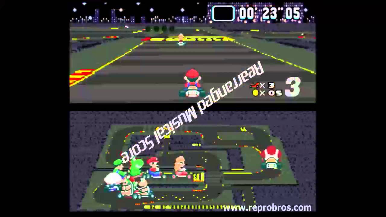 Mario Kart R - SNES Reproduction - YouTube