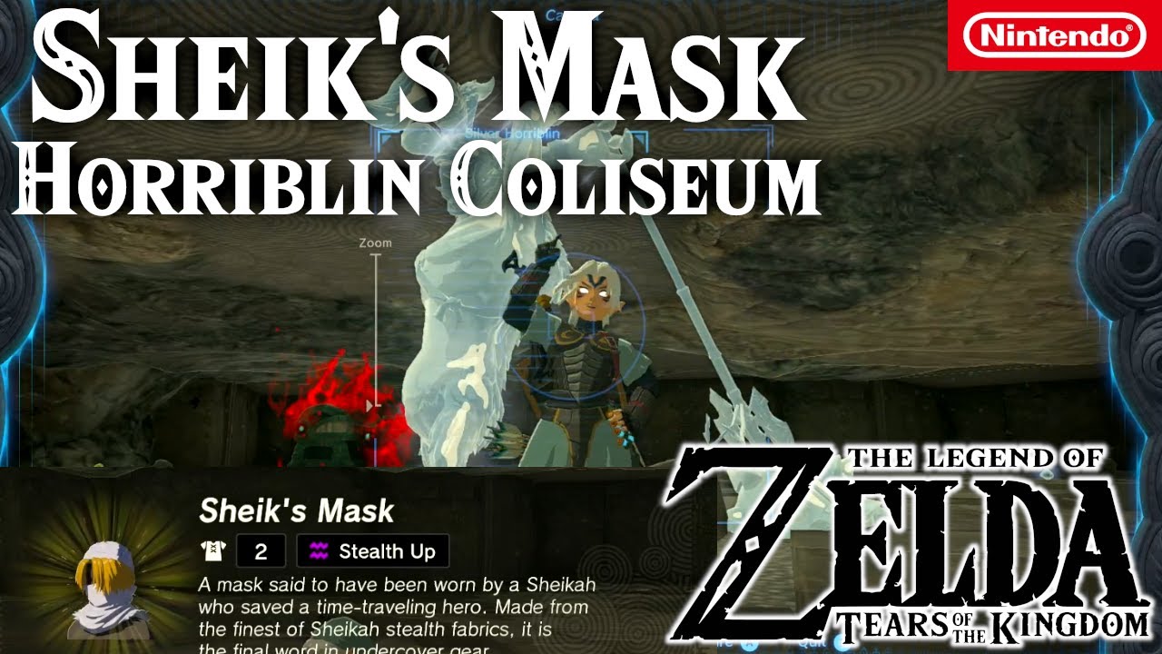 Sheik's Mask | Horriblin Horde | Desert Coliseum in the Depths | Zelda ...