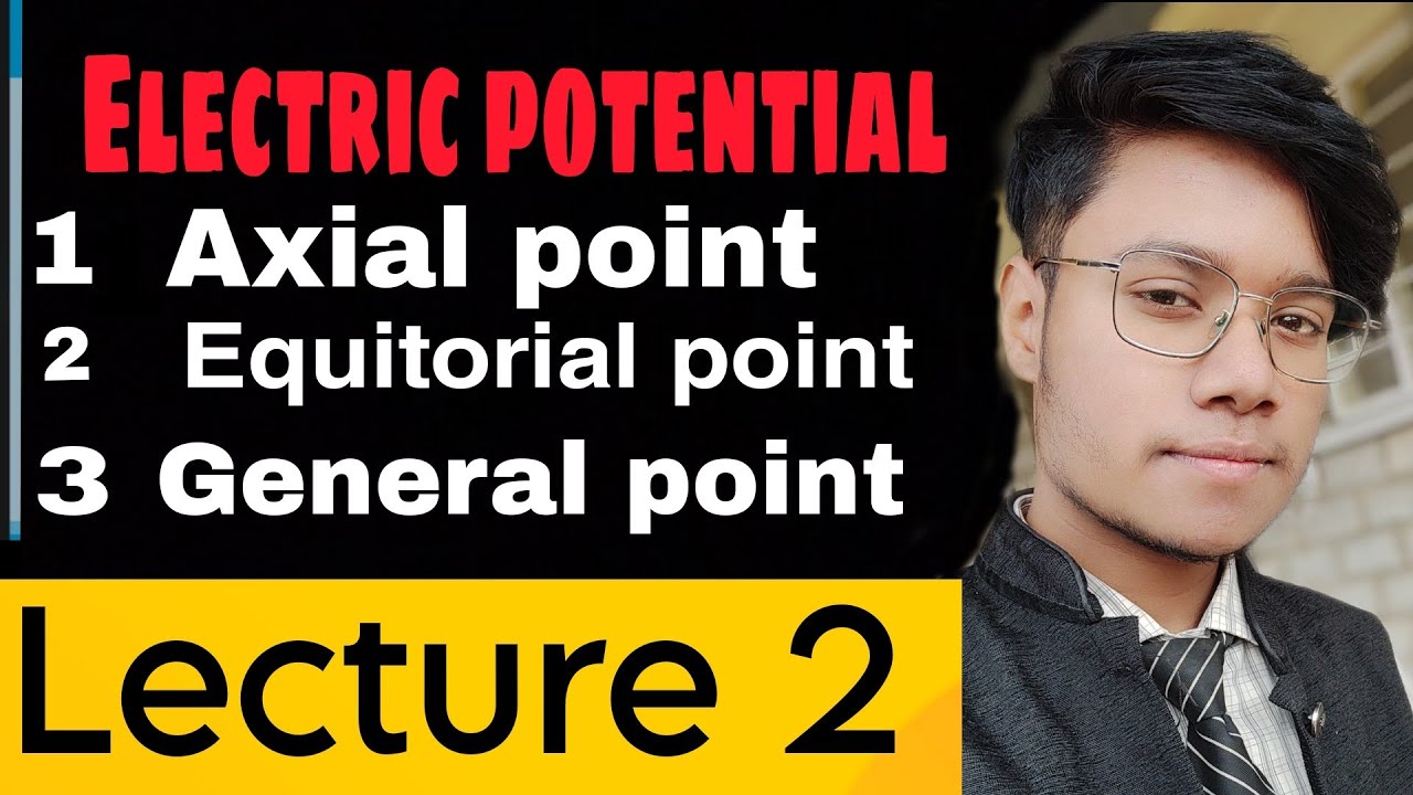 (L-2) Electric potential due to an electric dipole at axial ...