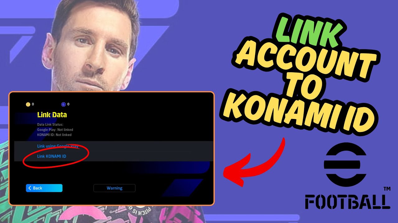 How to Link Konami ID Account on eFootball Mobile (Quick Guide) - YouTube