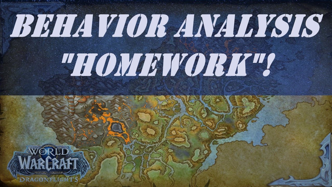 Behavior Analysis "Homework"! Wow Quest - YouTube