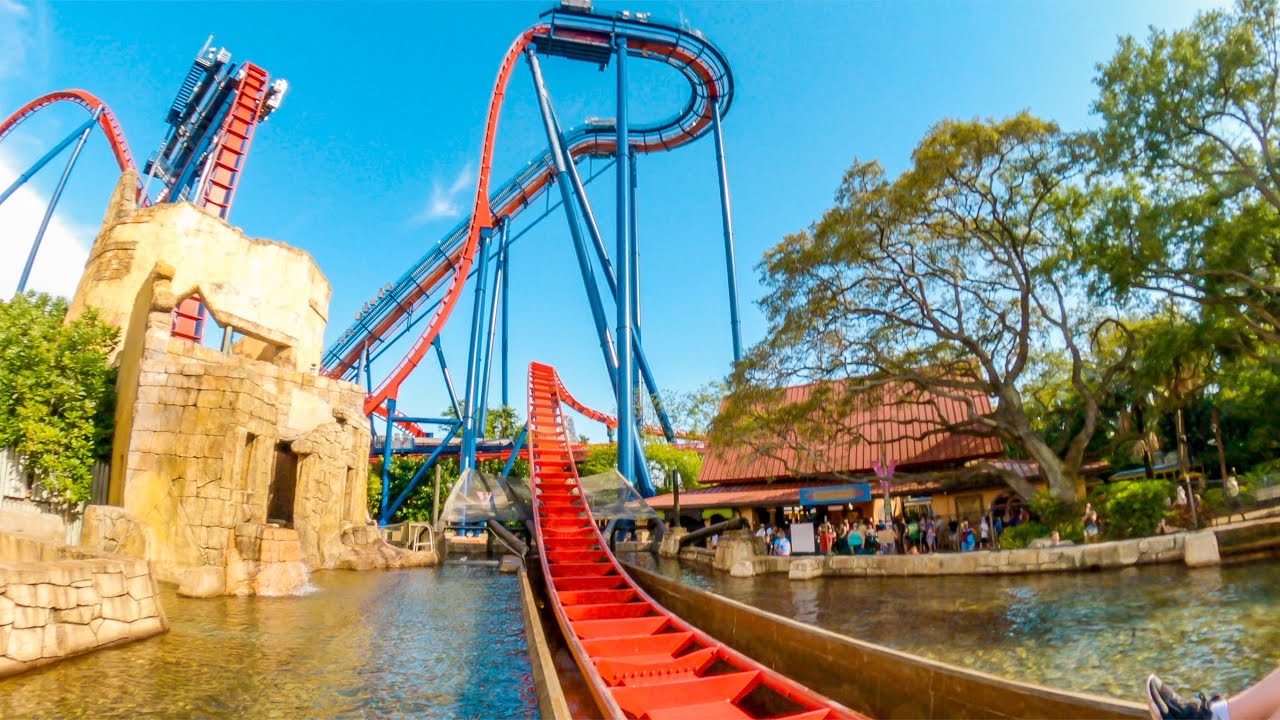 SheiKra [Vertical Drop Coaster] POV // Busch Gardens Tampa Bay, FL ...