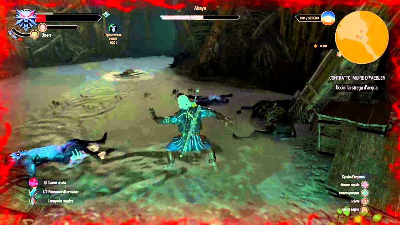 The Witcher 3: Wild Hunt - Abaya Boss Fight - YouTube