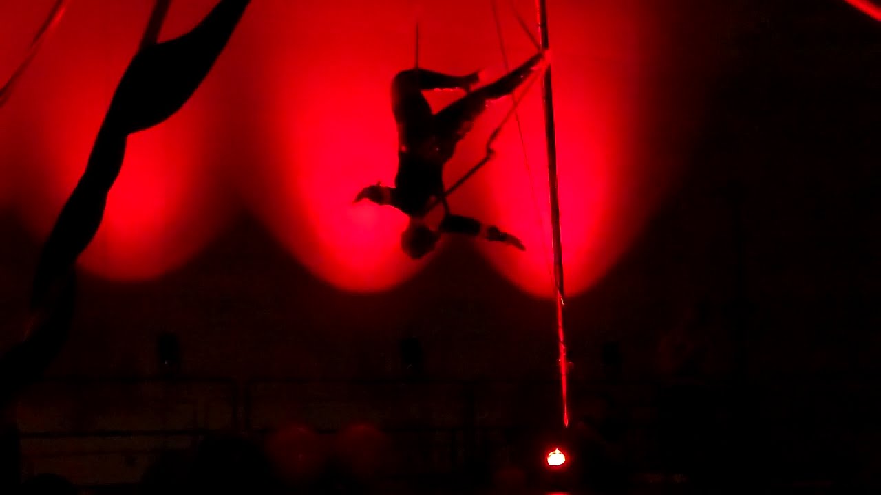 First Night Boston 2015 Trapeze Act- Evil Minion in Candyland - YouTube