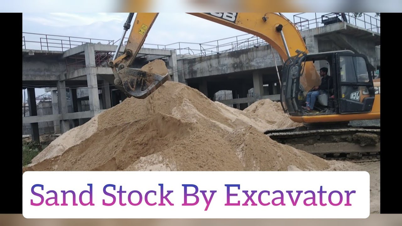 (REAL VIDEO)- Sand Stock By Excavator...... - YouTube