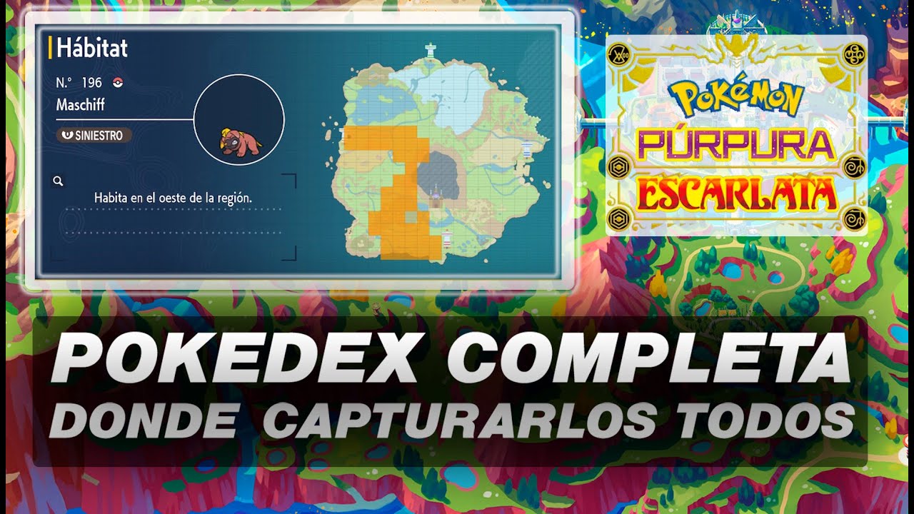 196 Pokedex Paldea -Maschiff (Donde y Como Capturarlo) - Pokémon ...