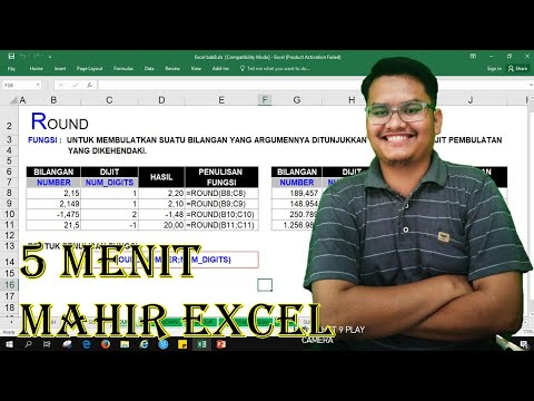 Rumus Round pada Microsoft Excel | Rumus Round #excel #belajar # ...