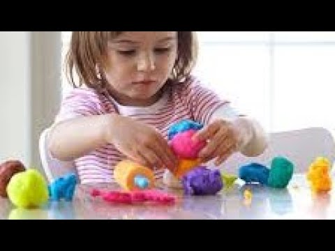 Playdough Fun: Roll, Press, Bend, Poke, Squeeze | LKG Students - YouTube