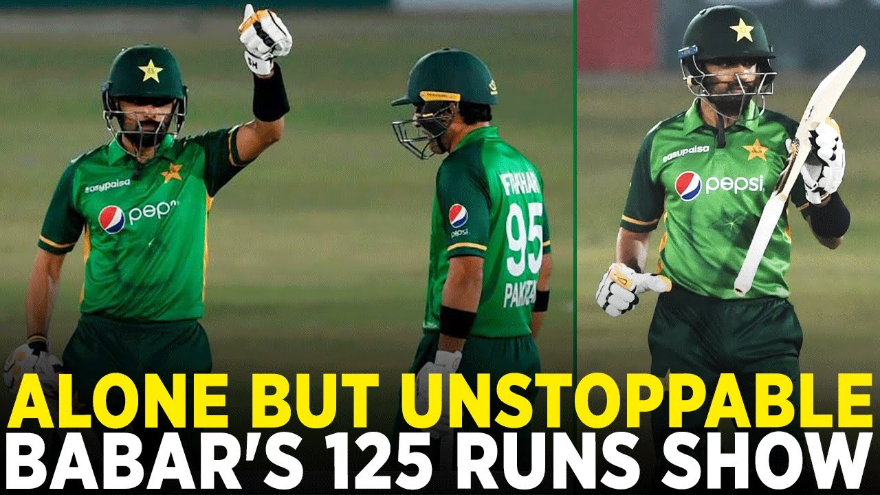 Alone But Unstoppable | Let's Rewind Babar Azam's 125 Runs vs Zimbabwe ...