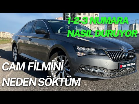 SUPERB’İN CAM FİLMLERİNİ DEĞİŞTİRDİM | EN KOYU HANGİSİ 1-2-3 NUMARA FİLM