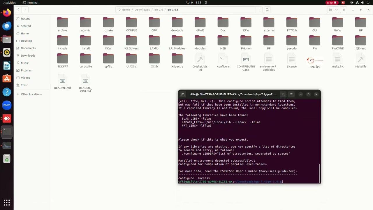 Quantum ESPRESSO Installation Procedure Version 7.4 - YouTube
