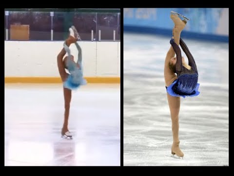 Veronika Zhilina vs. Yulia Lipnitskaya Candle Spin