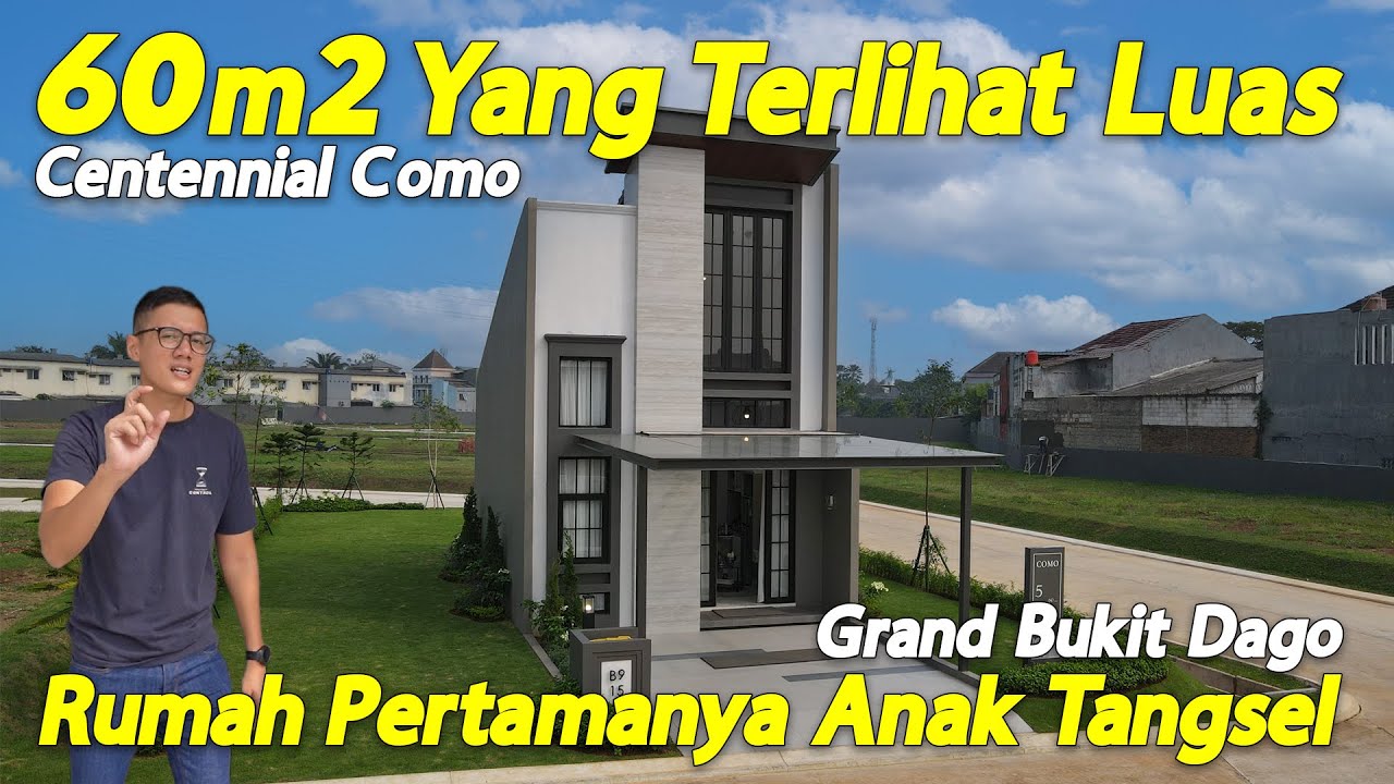 Rumah Tanah 60 Meter, Open Space dan Mewah, Como Centennial di Grand Bukit Dago - YouTube