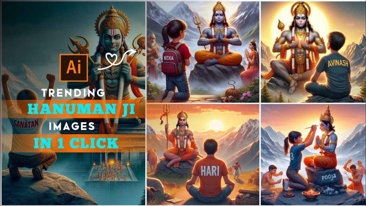 Hanuman Ji Ai Photo Editing|Hanuman Jayanti Ai Photo Editing|Hanuman 3D ...