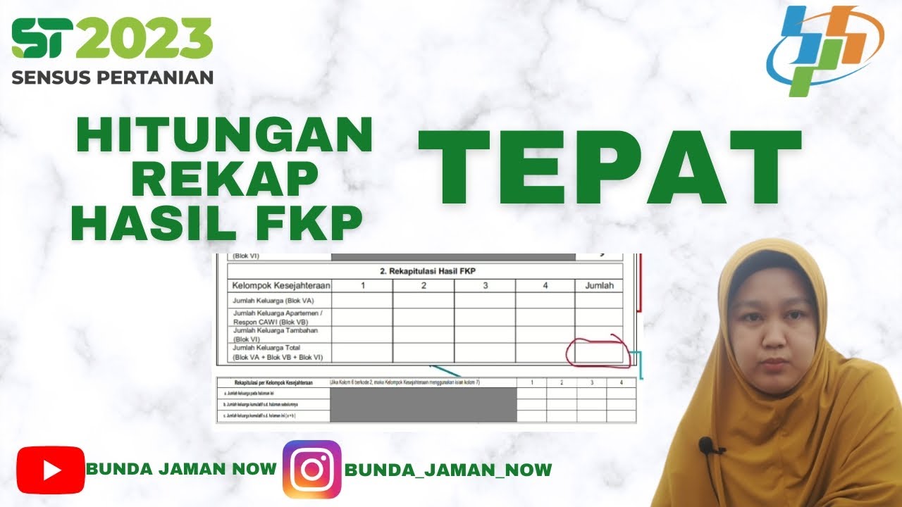 TUTORIAL MENGHITUNG REKAP HASIL FKP#cara pengisian dokumen fkp ...