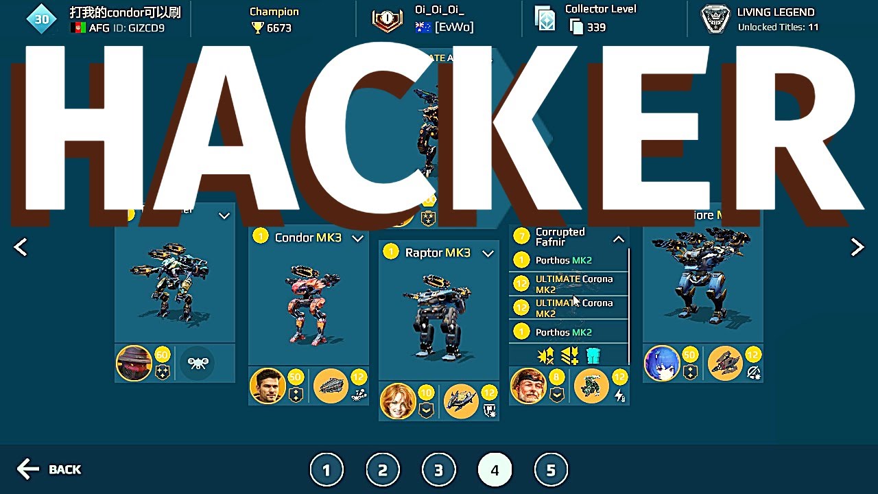 HACKER War Robots - YouTube