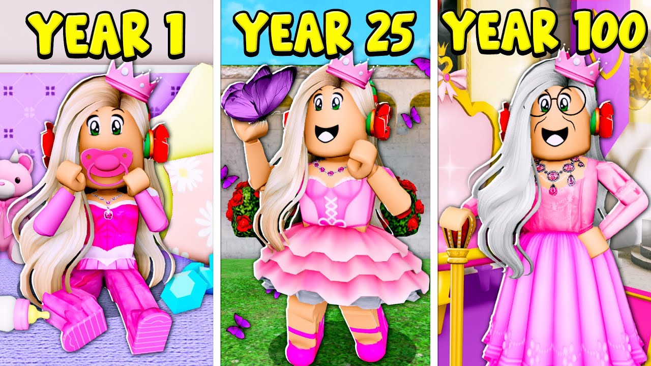 PRINCESS Age 1 - 100! (Roblox) - YouTube