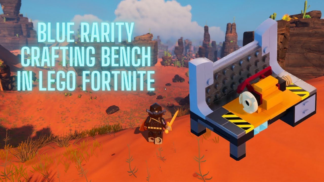Getting my crafting bench to blue rarity in lego Fortnite - YouTube