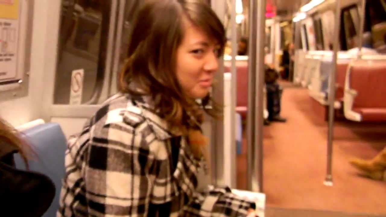On the metro! - YouTube