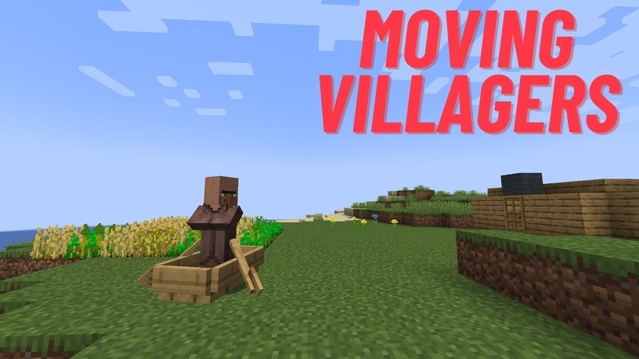Moving Villagers to our home | Minecraft Survival series | Ep-3 - YouTube