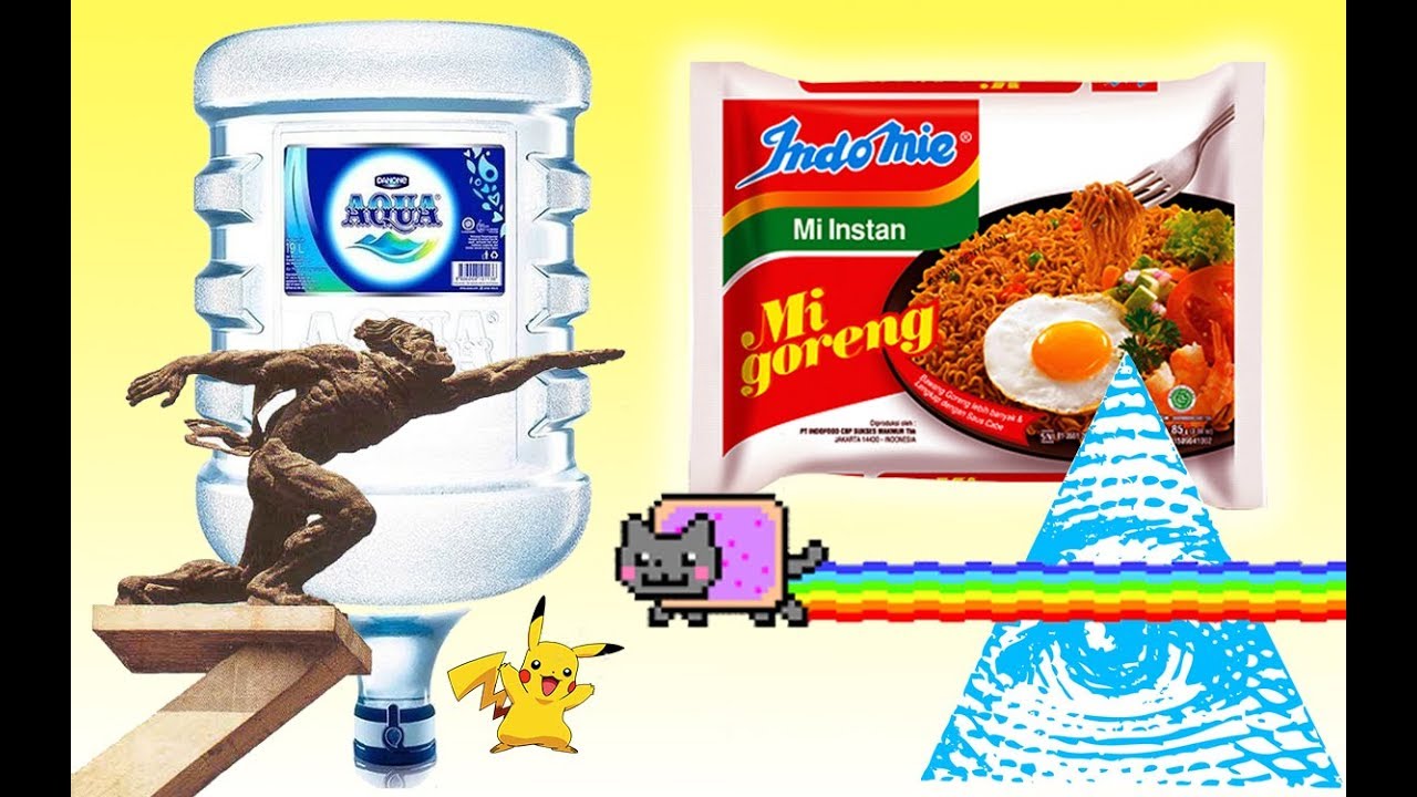 Indomie rasa Aqua グレ畝 [MASHUP] - YouTube
