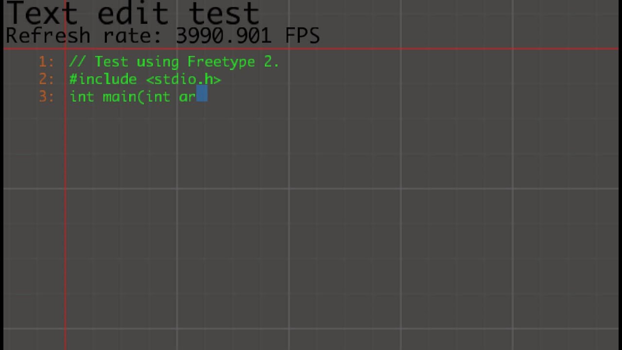 Animated text editor: Truetype font by using freetype2 - YouTube