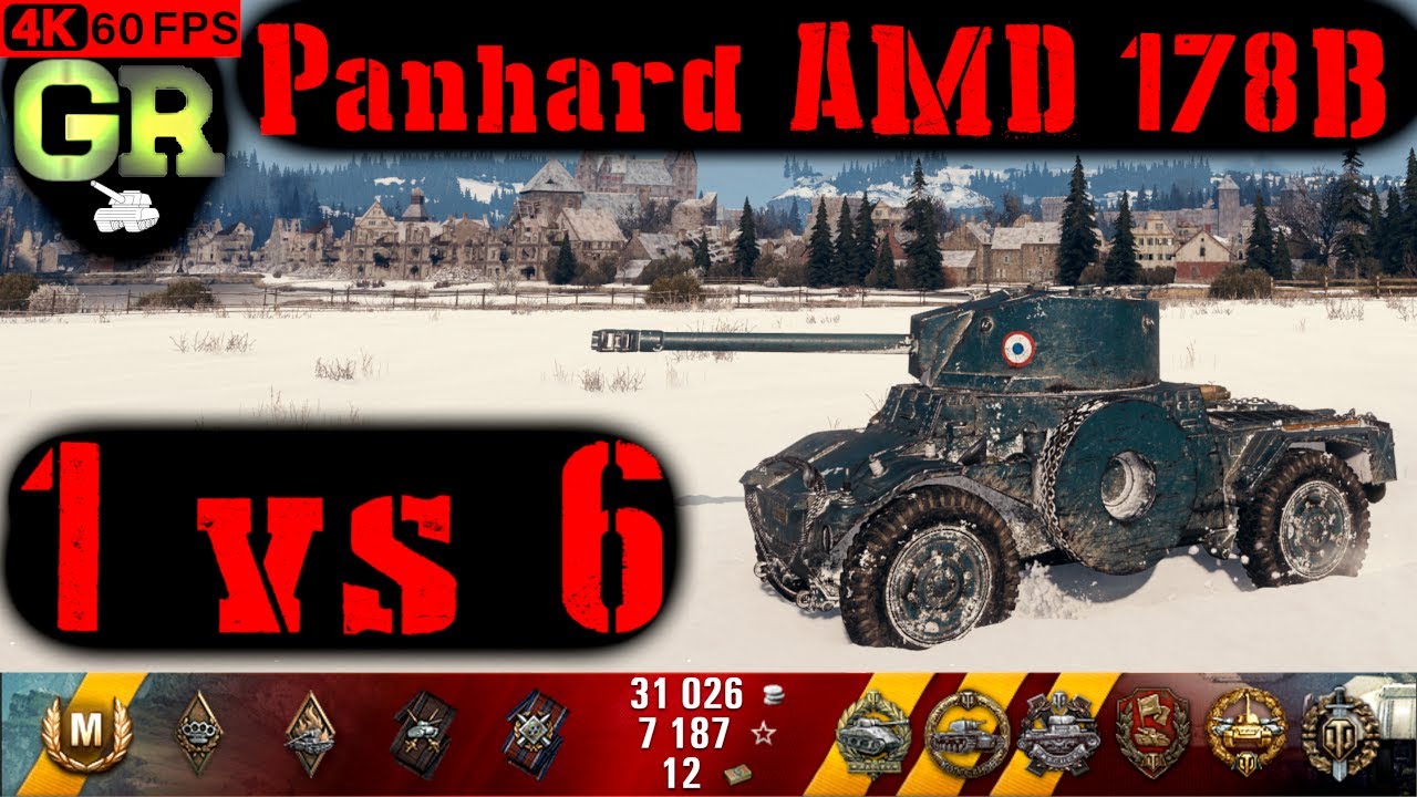 World of Tanks Panhard AMD 178B Replay - 9 Kills 2.4K DMG(Patch 1.4.0 ...