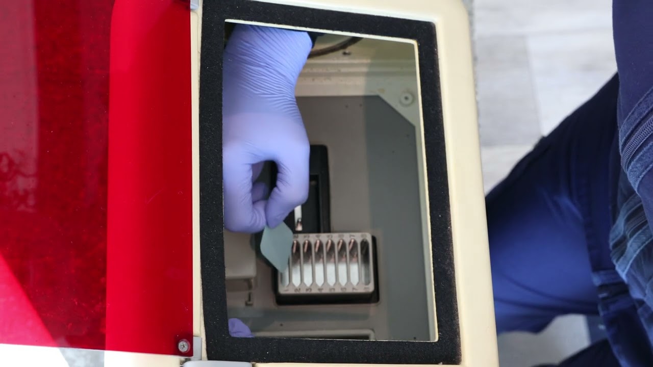 Processing Plain X-Ray Film in a Daylight Loader - YouTube