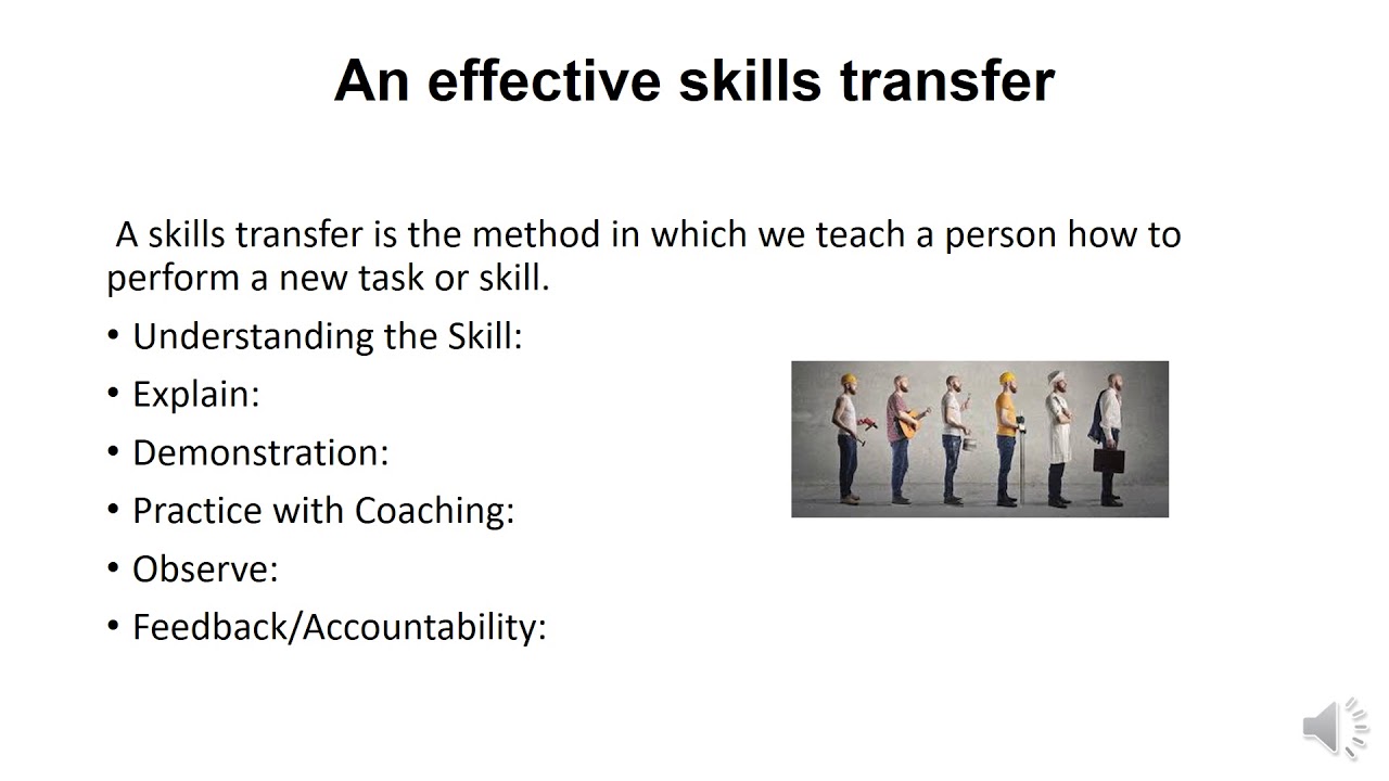 Lecture No 34 Transfer skills - YouTube