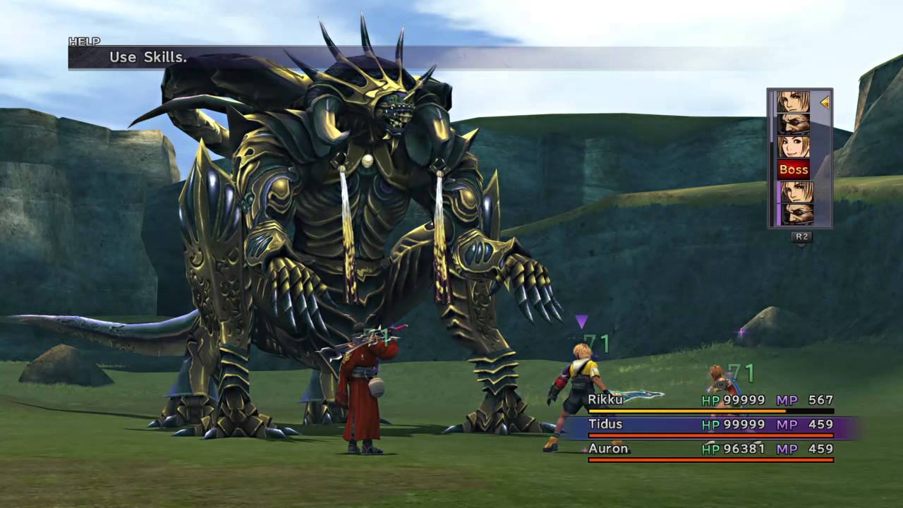 FINAL FANTASY X/X-2 HD Remaster Nemesis Battle - YouTube