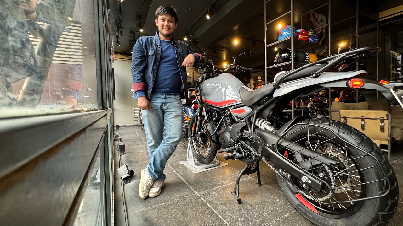 (First ever seen most techy RE bike) 2024 Royal Enfield Himalayan 450 ...