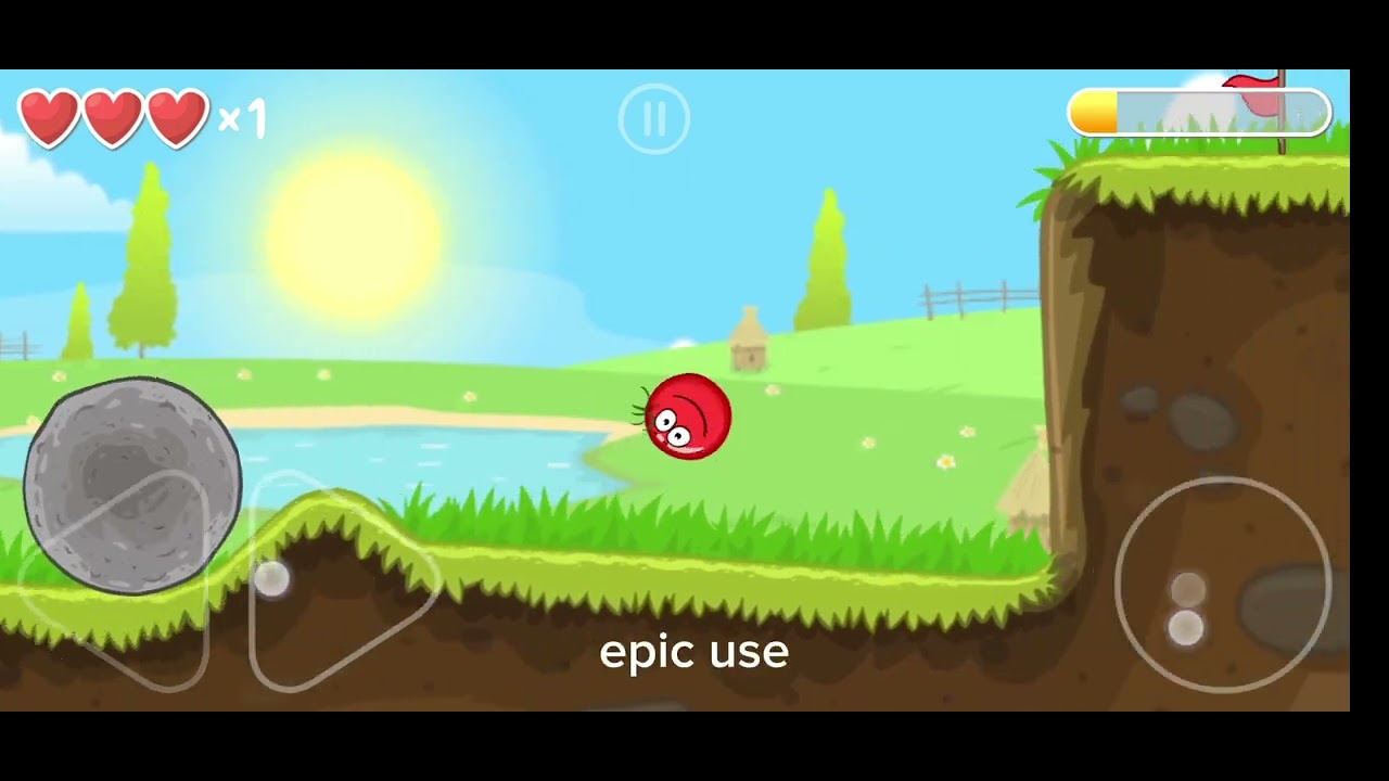 how to double jump in red ball 4 on mobile + gameplay - YouTube