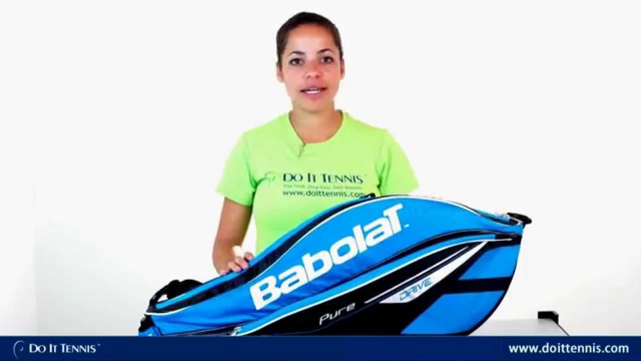 Babolat Pure Drive 3 Pack Tennis Bag - YouTube