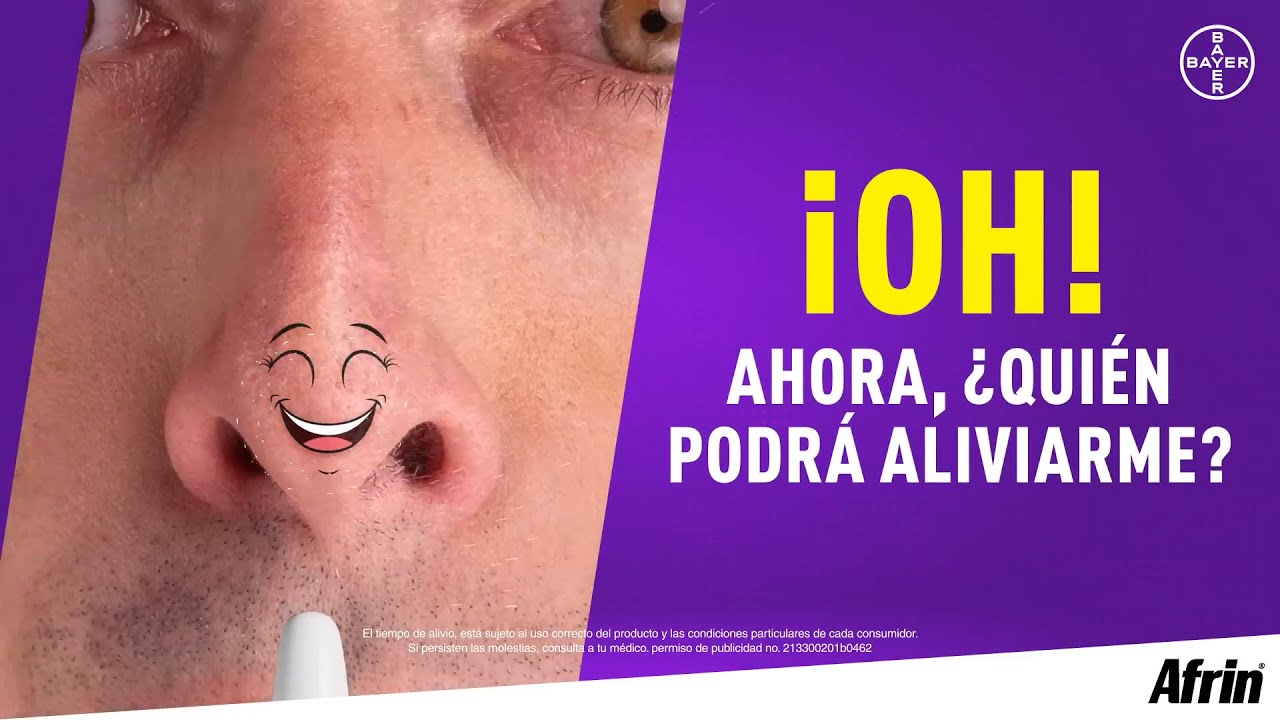 Cuando la congestión llegue, la #VelocidadAfrin te alivia en segundos ...