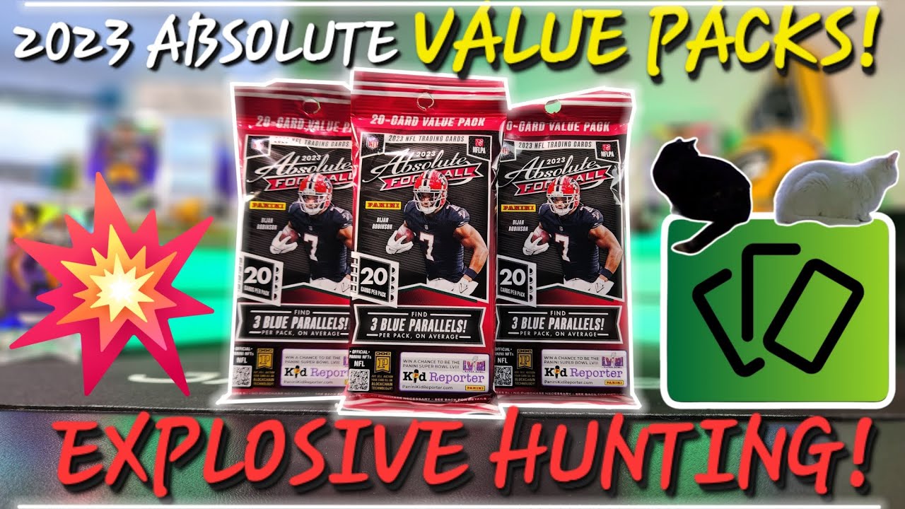 2023 ABSOLUTE FOOTBALL VALUE PACKS! EXPLOSIVE AND 1/1 HUNTING! BEAN AND ...