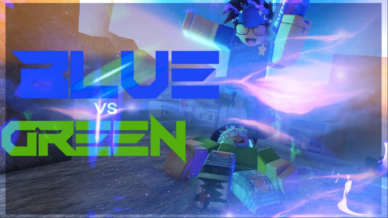 Blue vs Green (Roblox Da Hood War) - YouTube