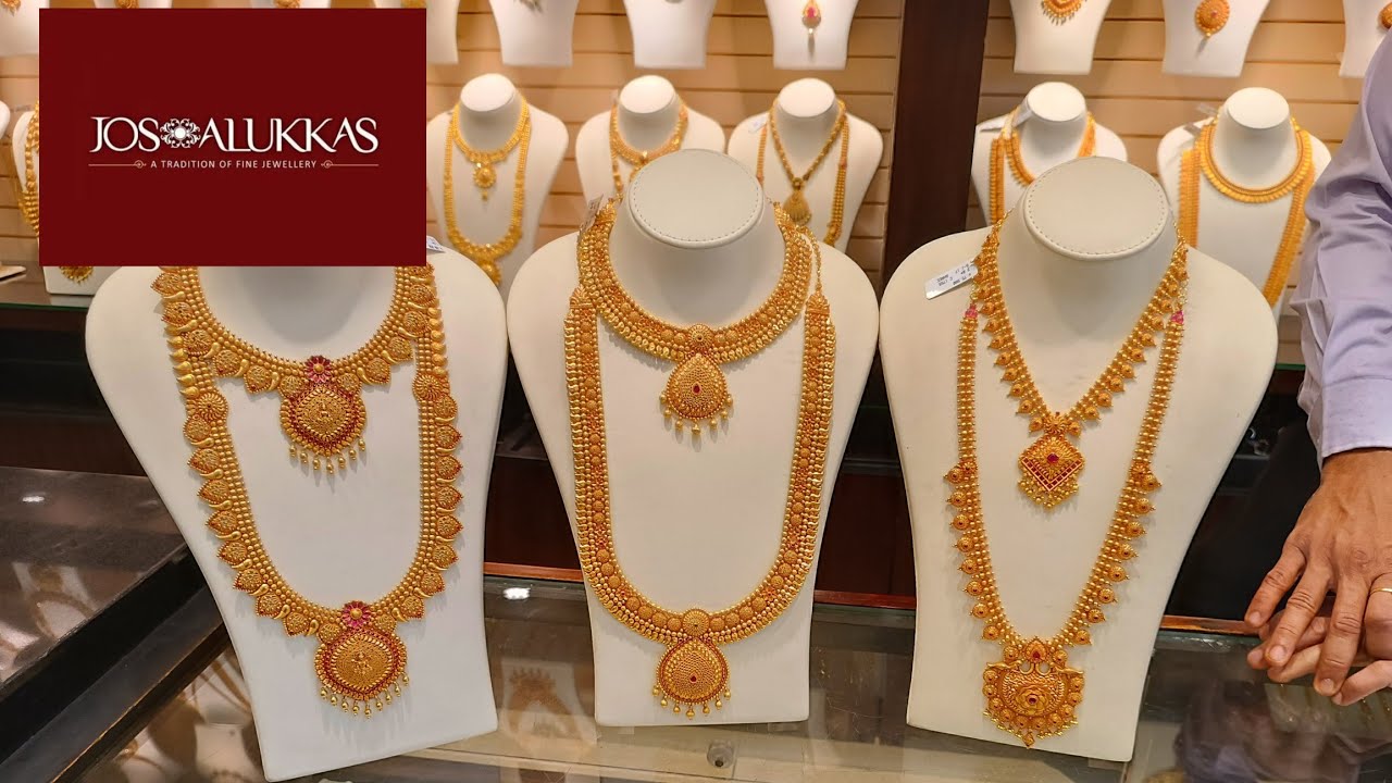 Jos Alukkas Gold Wedding Jewellery Collections | Necklace & Haram ...