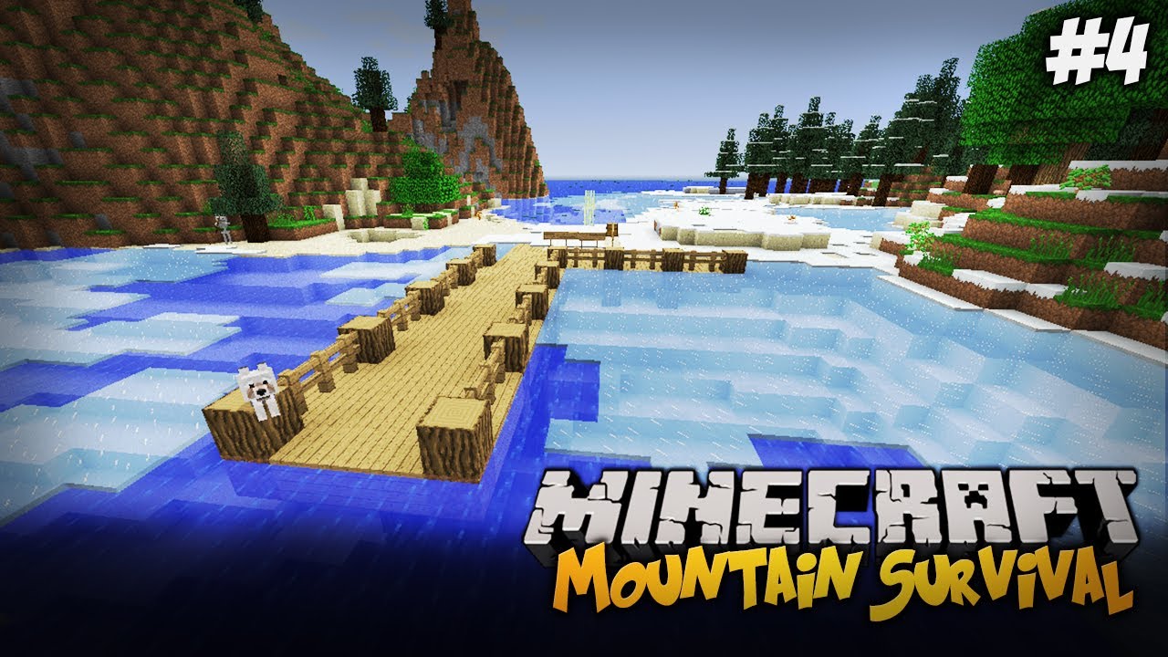 Minecraft Mountain Survival: BUDUJEMY PORT [#4] - YouTube