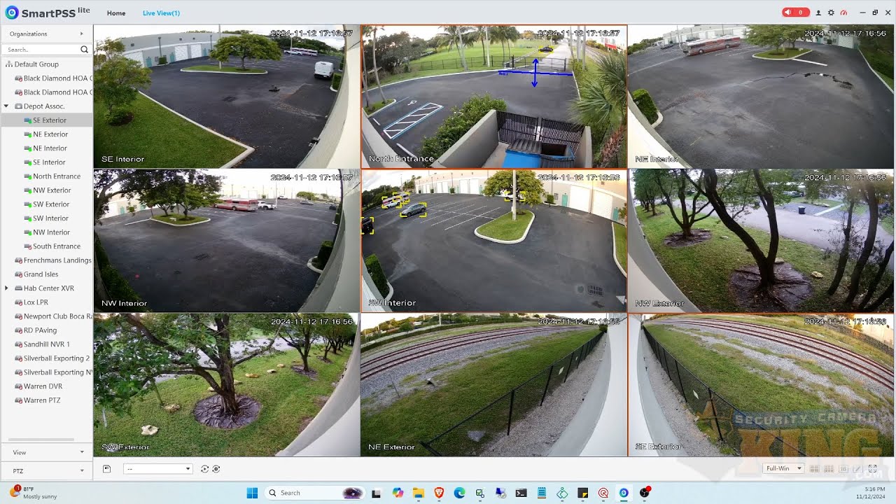 How to Create Custom Security Camera Views on your PSS Lite Software ...