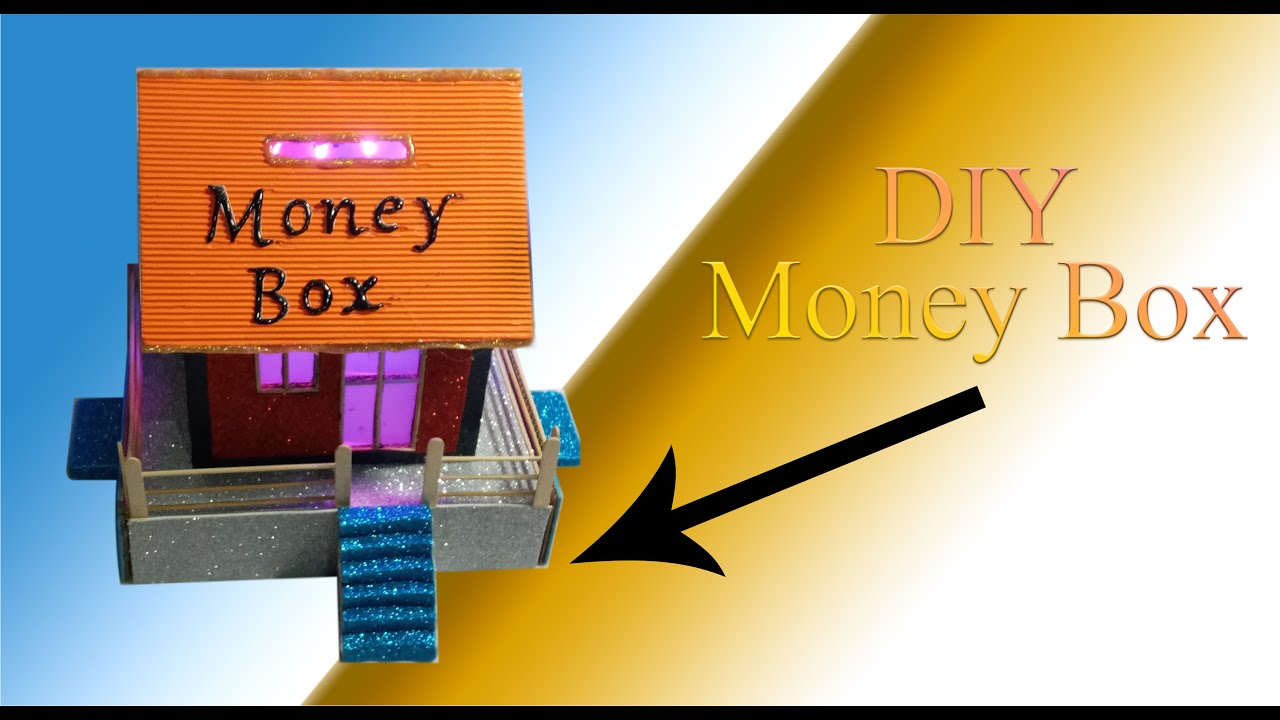How To Make Personal Money Box At Home From Cardboard how-to-make-personal-money-box-at-home-from-cardboard
