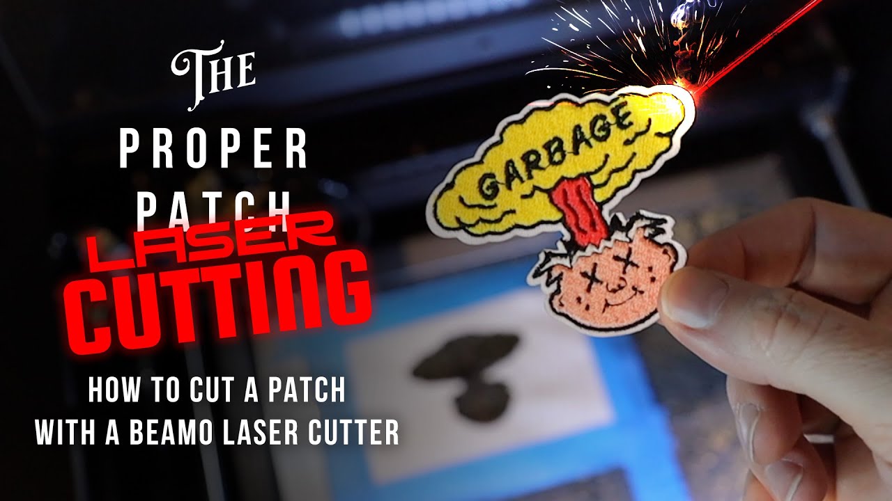 Laser cutting your velcro or Iron Patches using the FLUX Beamo laser ...