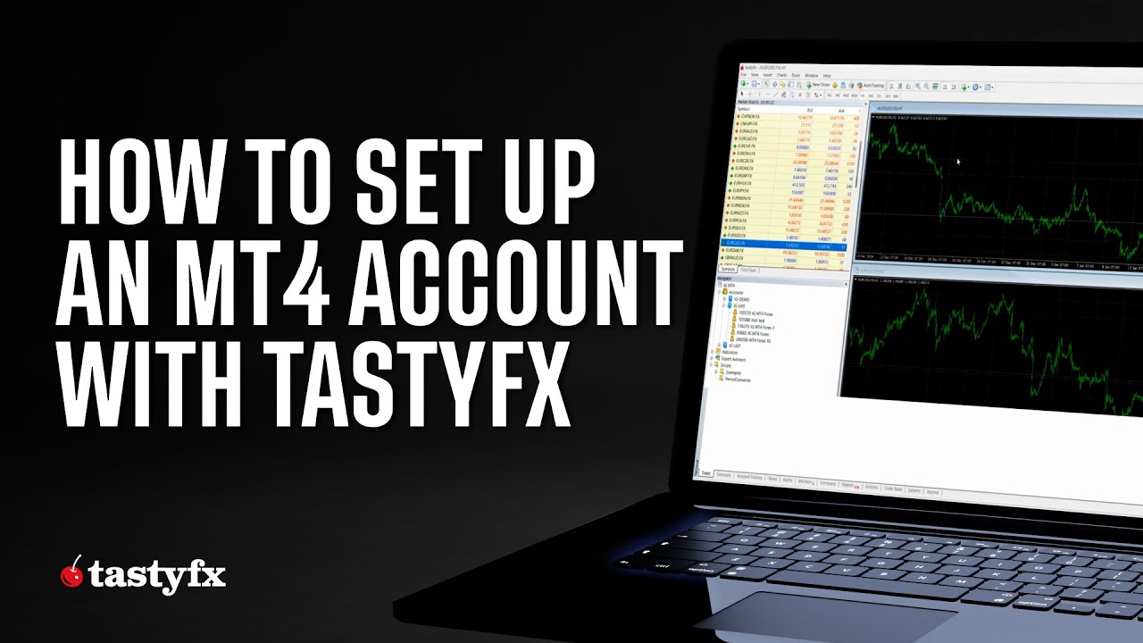 How to set up an MT4 account with tastyfx - YouTube