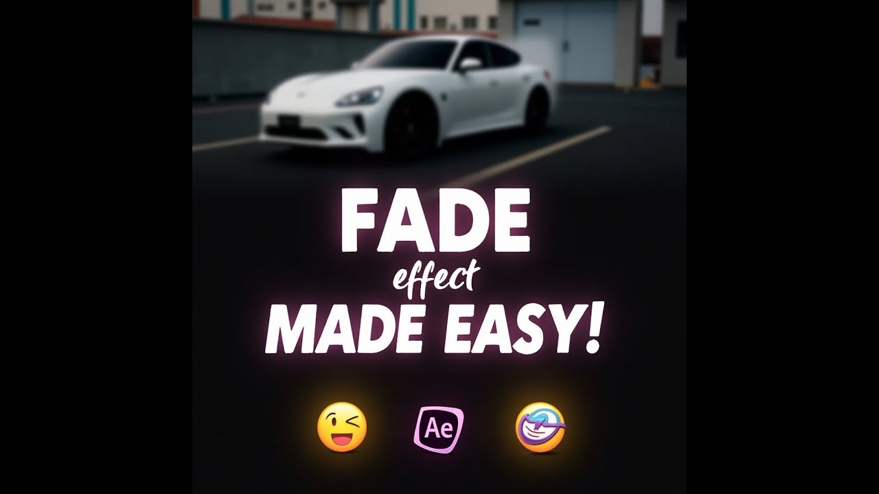 Tutorial on FADE EFFECT 😍🔥 - YouTube