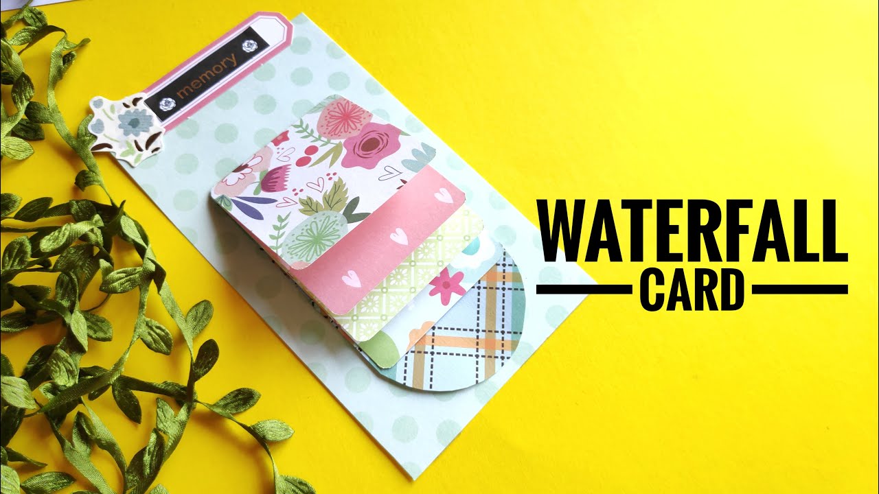 Waterfall Card Tutorial - YouTube