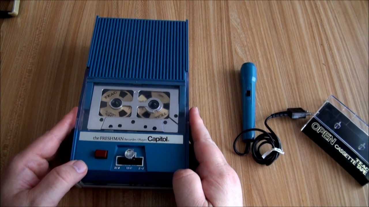 1968 Capitol Records Cassette Recorder KR155 "The Freshman" - YouTube