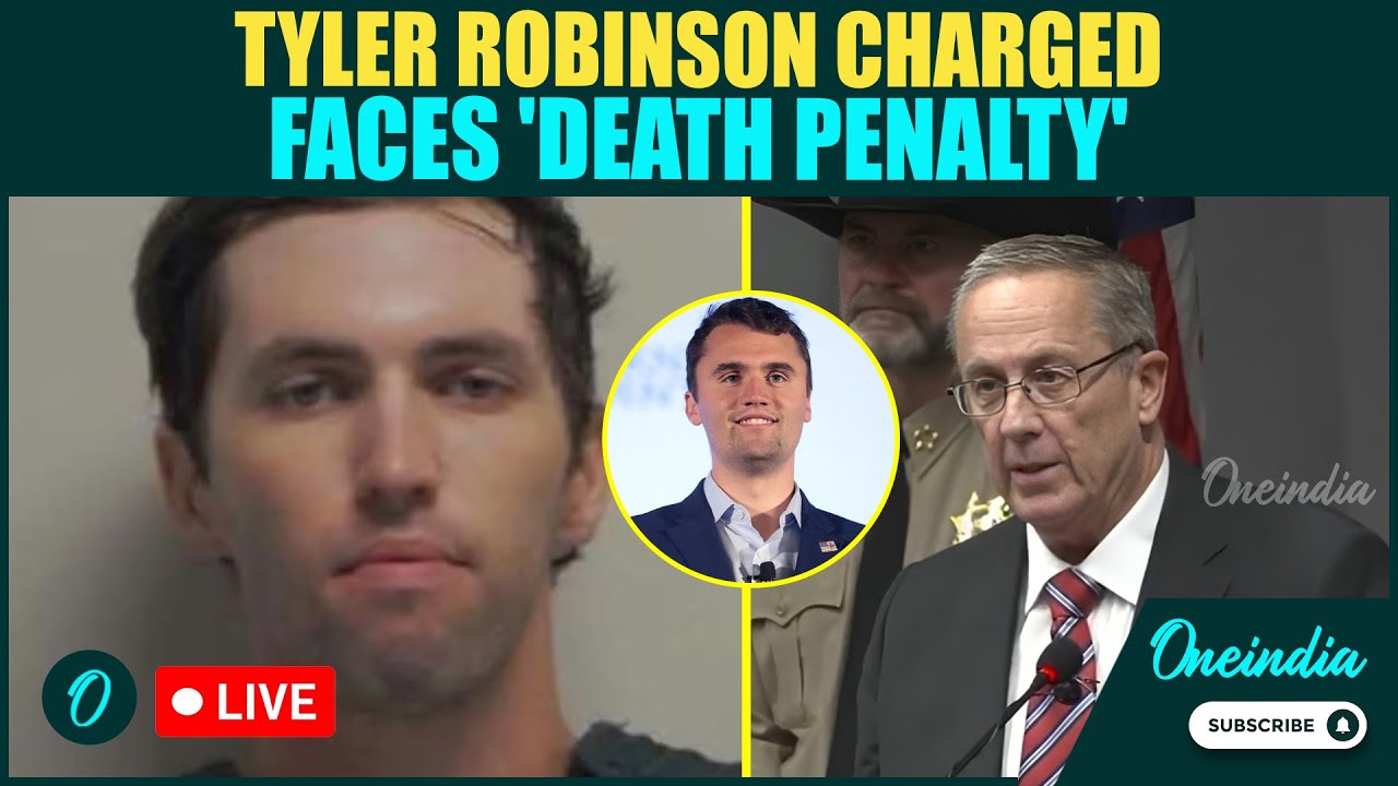 LIVE: Tyler Robinson CHARGED With Aggravated Murder | Utah DA Seeks ...