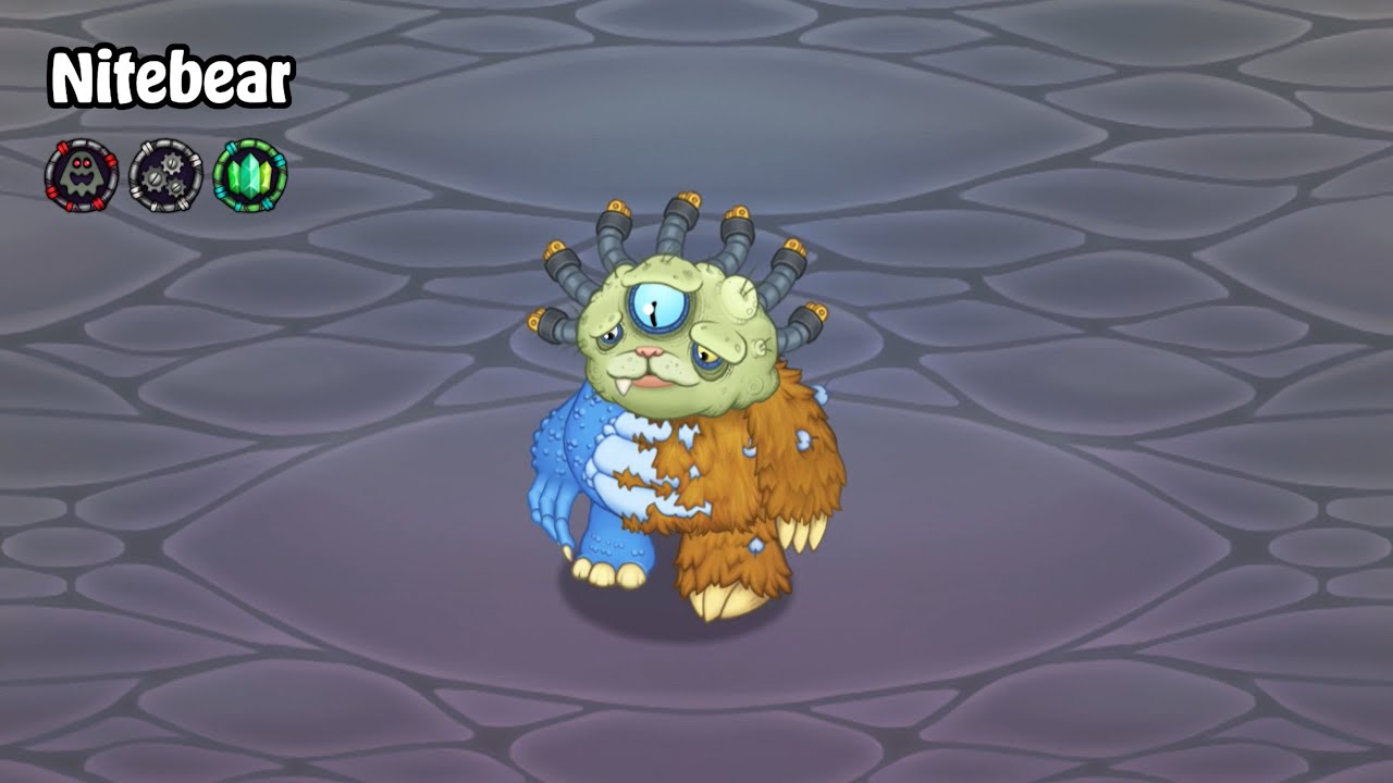 Nitebear (All Sounds & Animations) | My Singing Monsters - YouTube