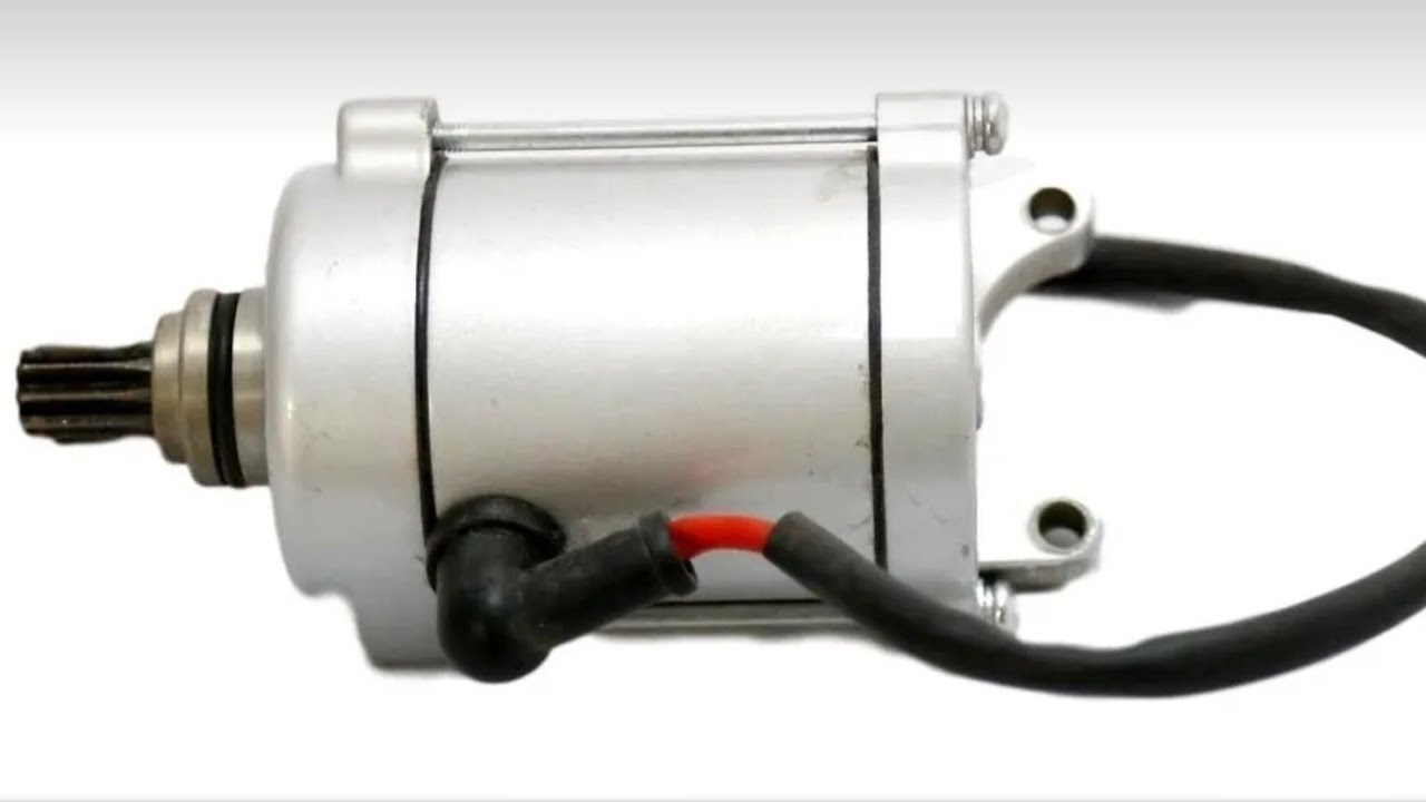 Como arreglar el burro de arranque de un moto... Cambio de carbones🔧 ...