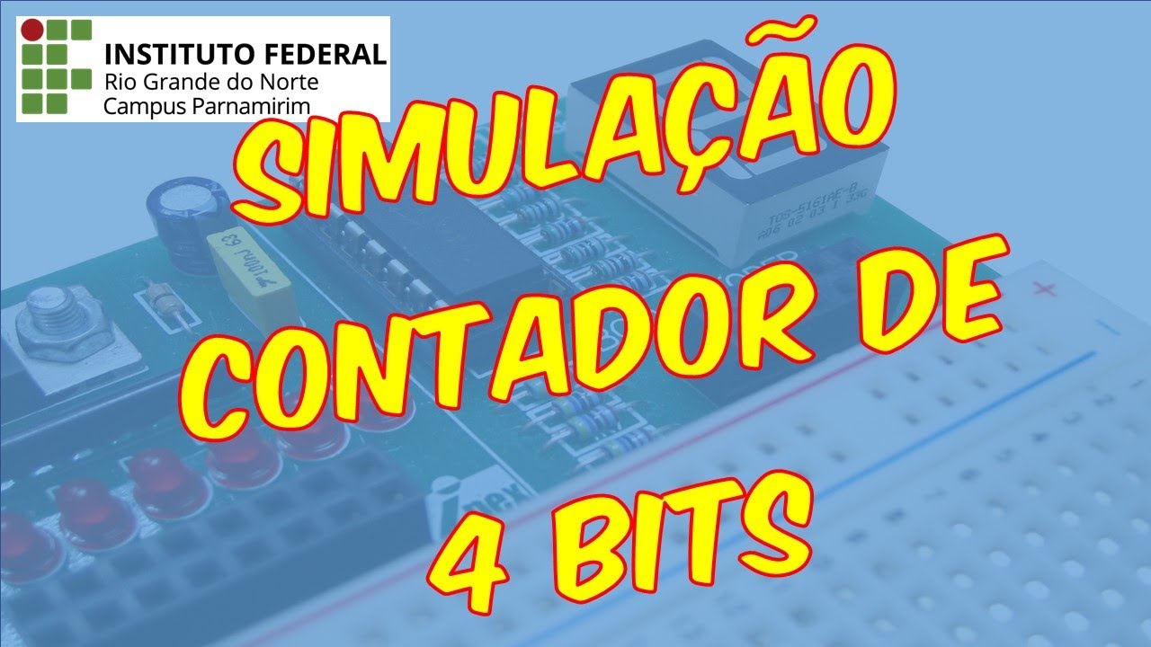 [03/09/24] Semana 17 - Contador de 4 bits com Flip-Flop JK com CI 7473 ...